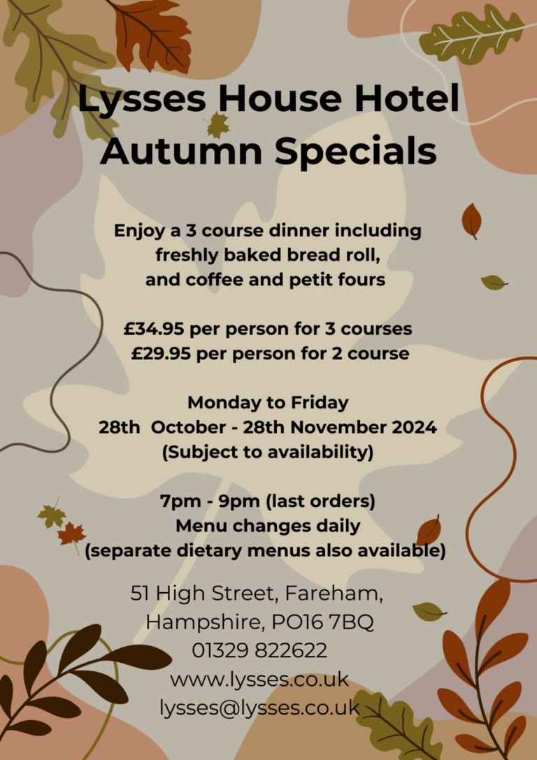 What’s On – Lysses House Hotel